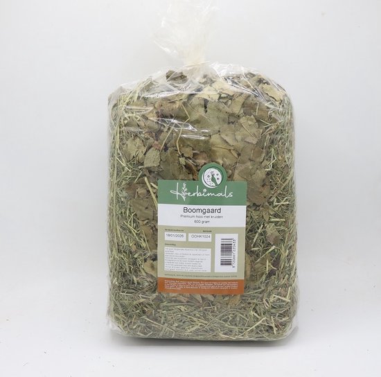 Herbimals Boomgaard - 600 gram - Premium hooi met kruiden | bol