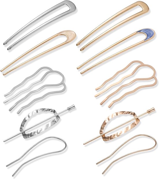 SouqOne - Haarspeld Set - Haaraccessoires - 10-delige Vork Clip - U ...