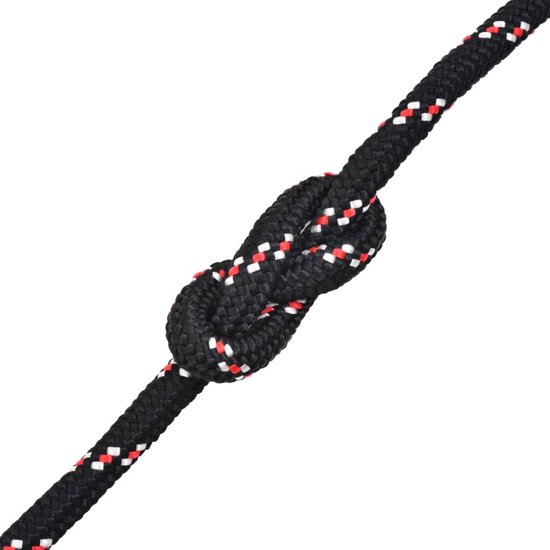 Boot touw 16 mm 50 m polypropyleen zwart | bol