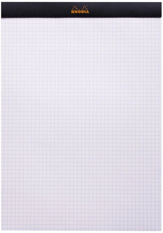 Rhodia Schrijfblok - Notitieblok - N18 - A4 - Ruit - 5x5 mm - 80g ...