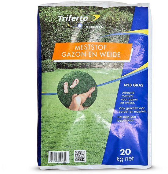 N23 - Stikstof kunstmest - 20 kg voor 500 m² - Allround meststof voor ...