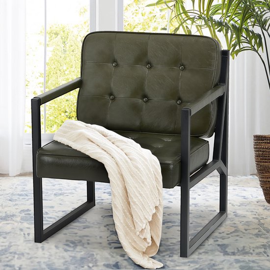 COLAMY - Accentstoel - Comfortabel - Fauteuil - Midden van de eeuw ...