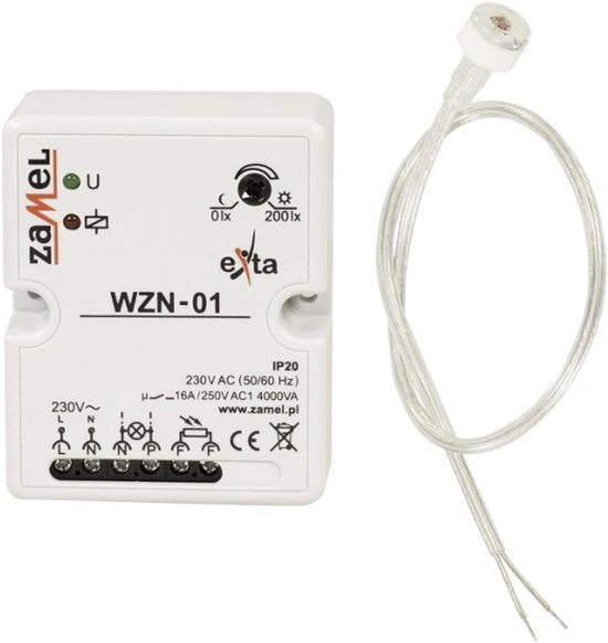 Inbouw Schemersensor Lichtsensor met Instelbare Drempel | Automatische ...