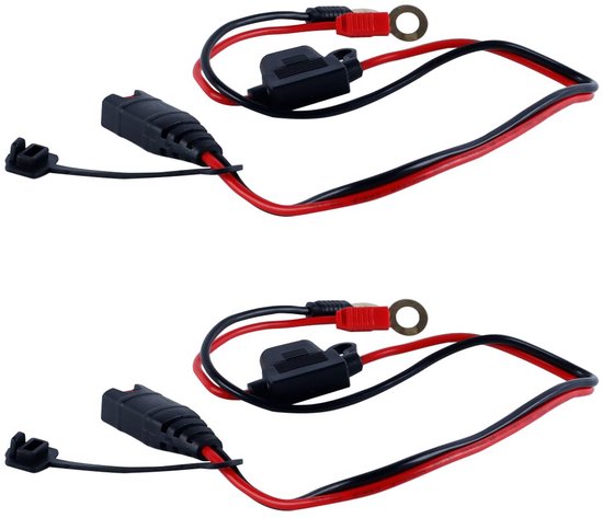 Motorfiets Acculader Adapter SAE naar USB Druppellader Verlengkabels | bol