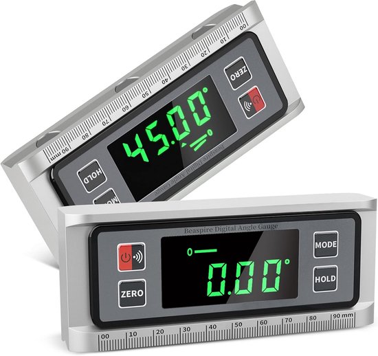 Digitale Gradenboog Inclinometer met LED-display en Magnetische ...