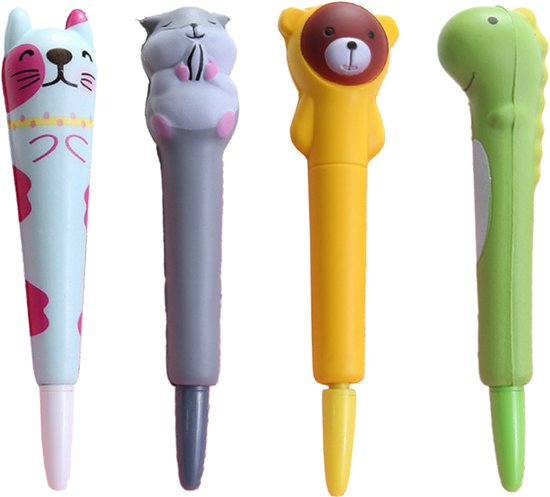 Gigicial Leuke Pennen - Kinderpennen - Grappige Dierenstijl En Squishy ...