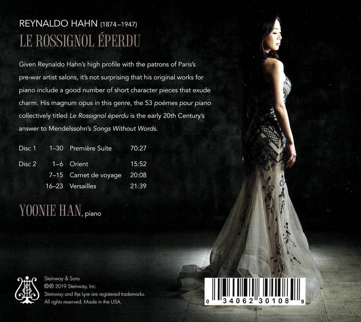 Reynaldo Hahn: Le Rossignol Eperdu - Poems For Piano, Yoonie Han | CD ...