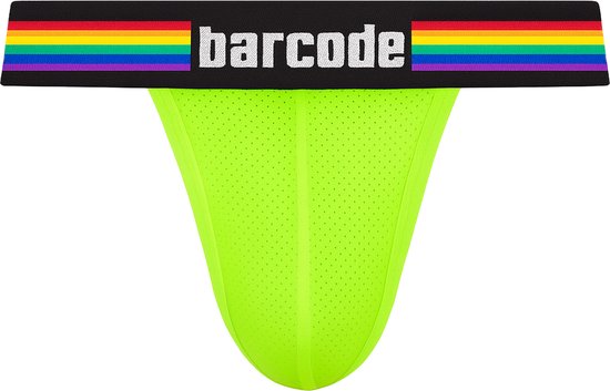 Barcode Berlin Pride Jockstrap Neongreen - MAAT XXL - Heren Ondergoed ...