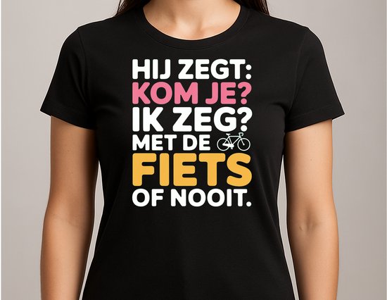 Kom je Fiets - T Shirt - Funny - Sarcasm - VrolijkKerstfeest - Kerstmis ...