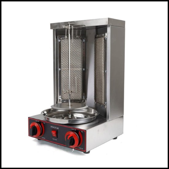 Doner Grill Serie - 3000W Gas Kebab Grill - Verticale LPG Kebab Machine ...