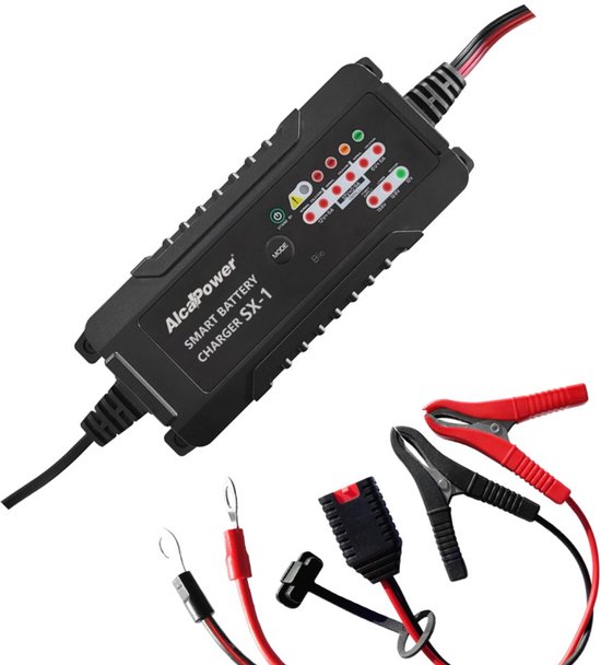6A slimme batterijlader (6V/12V) - Compatibel met lithium (LiFePO4) en ...
