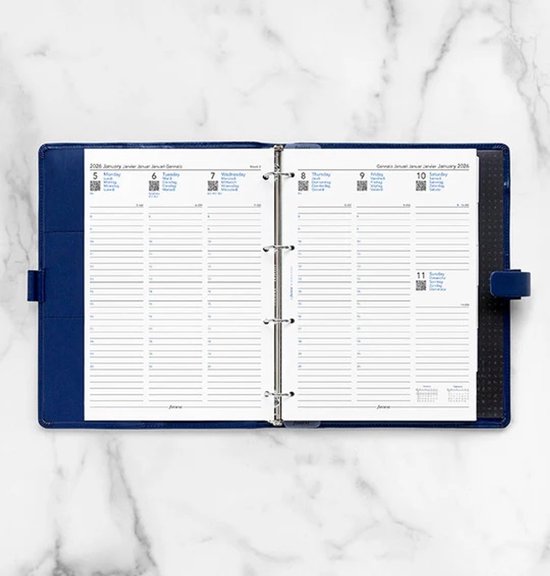 Filofax A4 2026 week op 2 pagina’s kolommen | bol