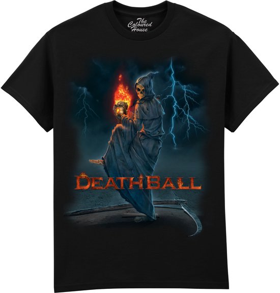 Reaper Skull Death Ball The Coloured House T-shirt 4XL | bol