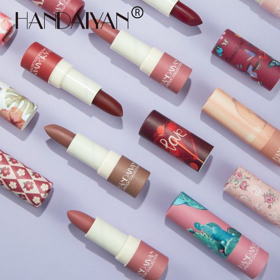 Handaiyan Lipstick Collection| Lipstick Matte - Kleuren - Lippenstift ...