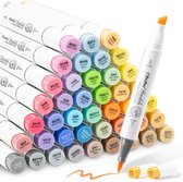 Alcoholstiften - Alcohol stiften - 100 kleuren alcoholstiften - Dual ...