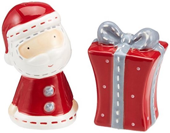 Keramische zout/peperset in Country Style voor Kerst | bol