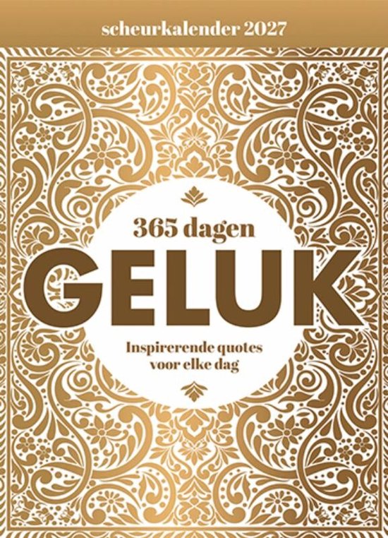 Scheurkalender 2027 365 dagen geluk | bol