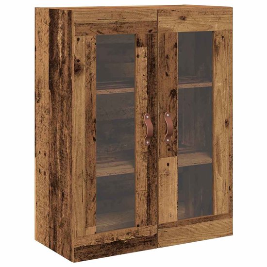 Wandkast | Hangkast | Muurkast | Opbergkast Wandgemonteerd Oud hout 69. ...