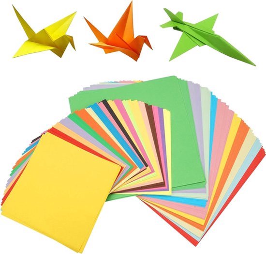 Origami Paper Set - 200 Sheets 20 x 20 cm and 15 x 15 cm Folding Paper ...