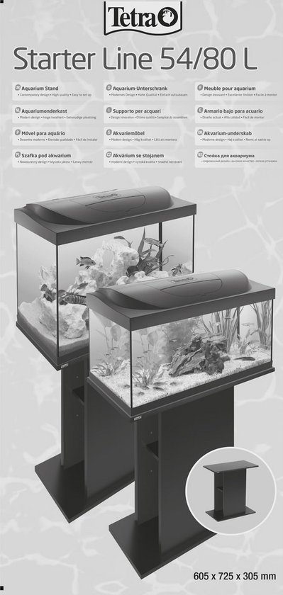 Onderkast voor 54/80 L Aquariums - Moderne en Veilige Oplossing voor ...
