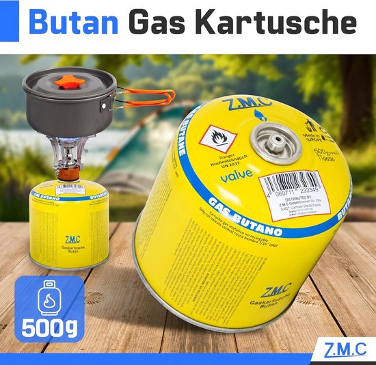 Universele Propaan/Butaangas Patronen 500g met Schroefdraad voor ...