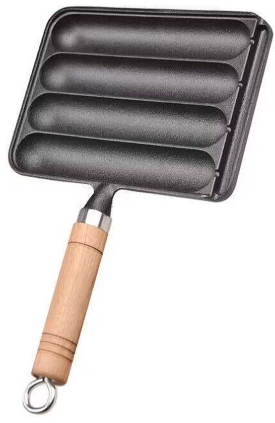 Multifunctionele worstgrill - Kleine worstgrill voor thuis - koekenpan ...