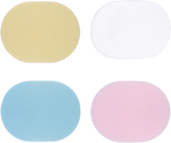 Set van 4 Zachte Gezichtsreinigingssponzen voor Make-up en Peeling | bol