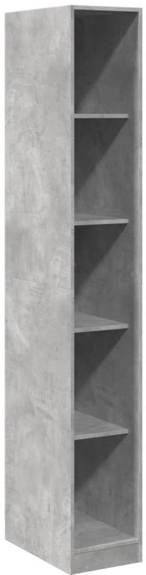 Kledingkast | Opbergkast | Garderobekast 30x50x200 cm bewerkt hout ...