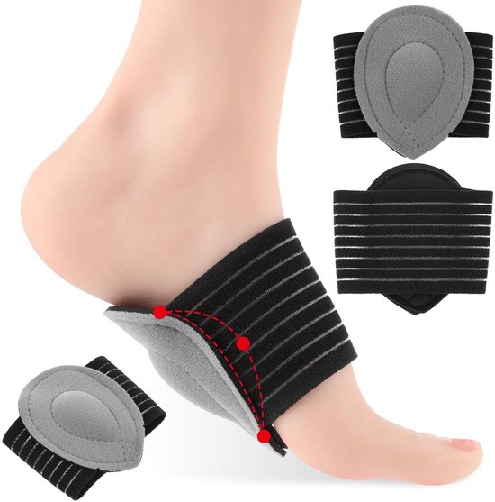Verstelbare Plantaire Fasciitis Voetgewelfbandage voor Mannen en ...