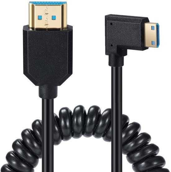 8K Mini HDMI naar Standaard HDMI Kabel (2.1, Gevlochten, 1.2M) voor ...