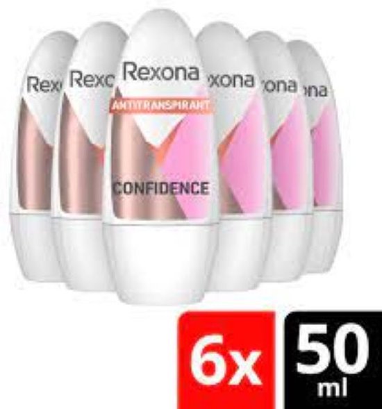 Rexona Maximum Protection Confidence deo roller - Voordeelverpakking 6 ...