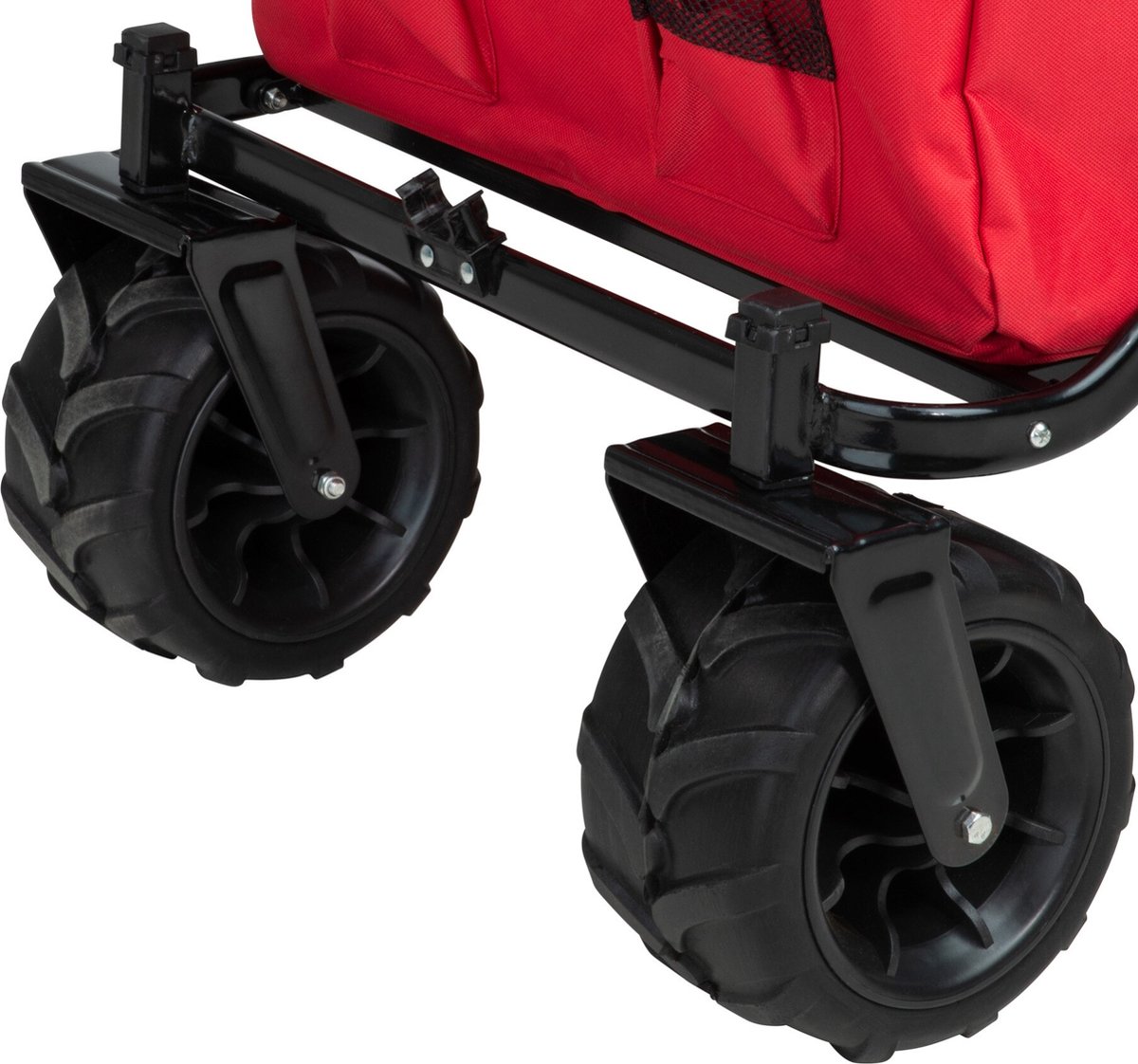 Goose Lyne® | Rode Opvouwbare Handkar - Trolley - Bolderkar ...