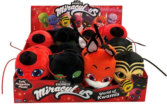 Trixx - Miraculous Ladybug Pluche Knuffel 21 cm {Speelgoed Knuffeldier ...