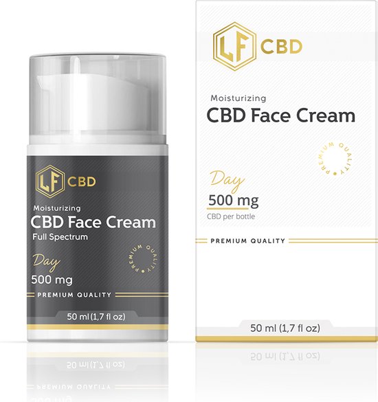 LUIS FIGO CBD Moisturising Day Face Cream - 500mg - 50ml | bol.com