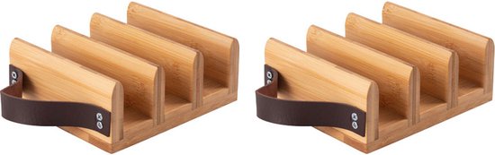 Gusta - Taco houder - Serveerplank - Tortilla houder - Hout - set 2 ...