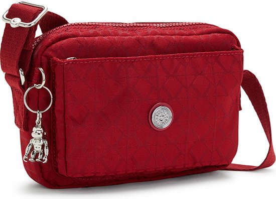 Kipling Abanu Mini Crossbody Signature Red | bol.com