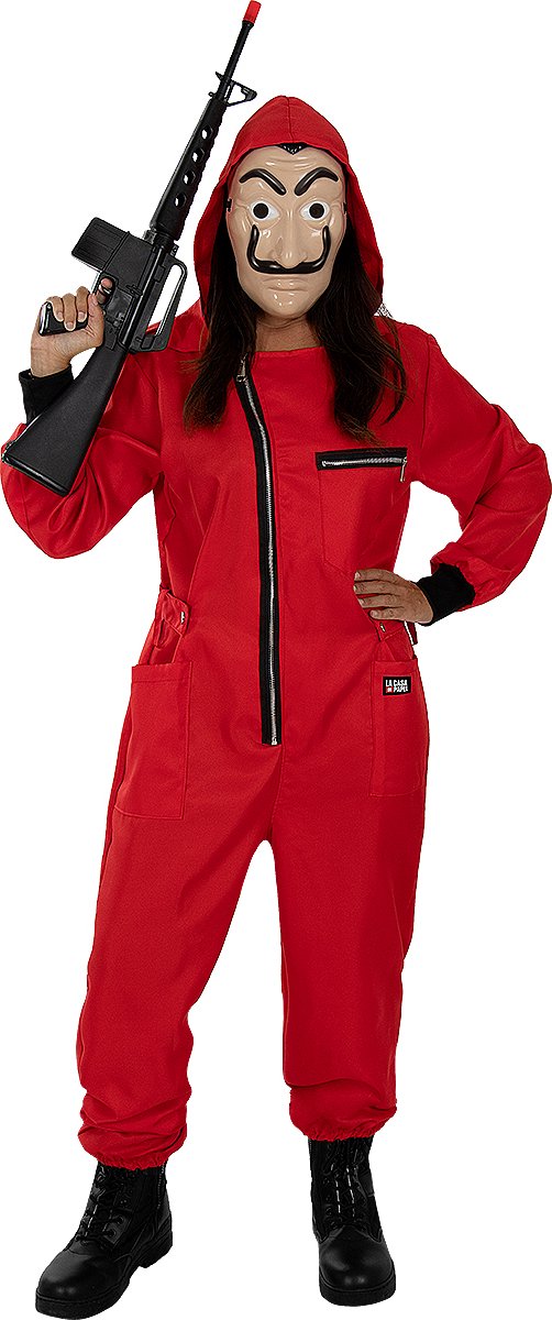 FUNIDELIA Money Heist Costume Officiële Netflix - Maat: L - XL | bol