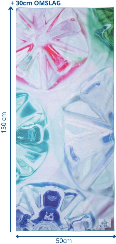 SooBluu Fitness handdoek met omslag en rits - Duurzame RPET ...