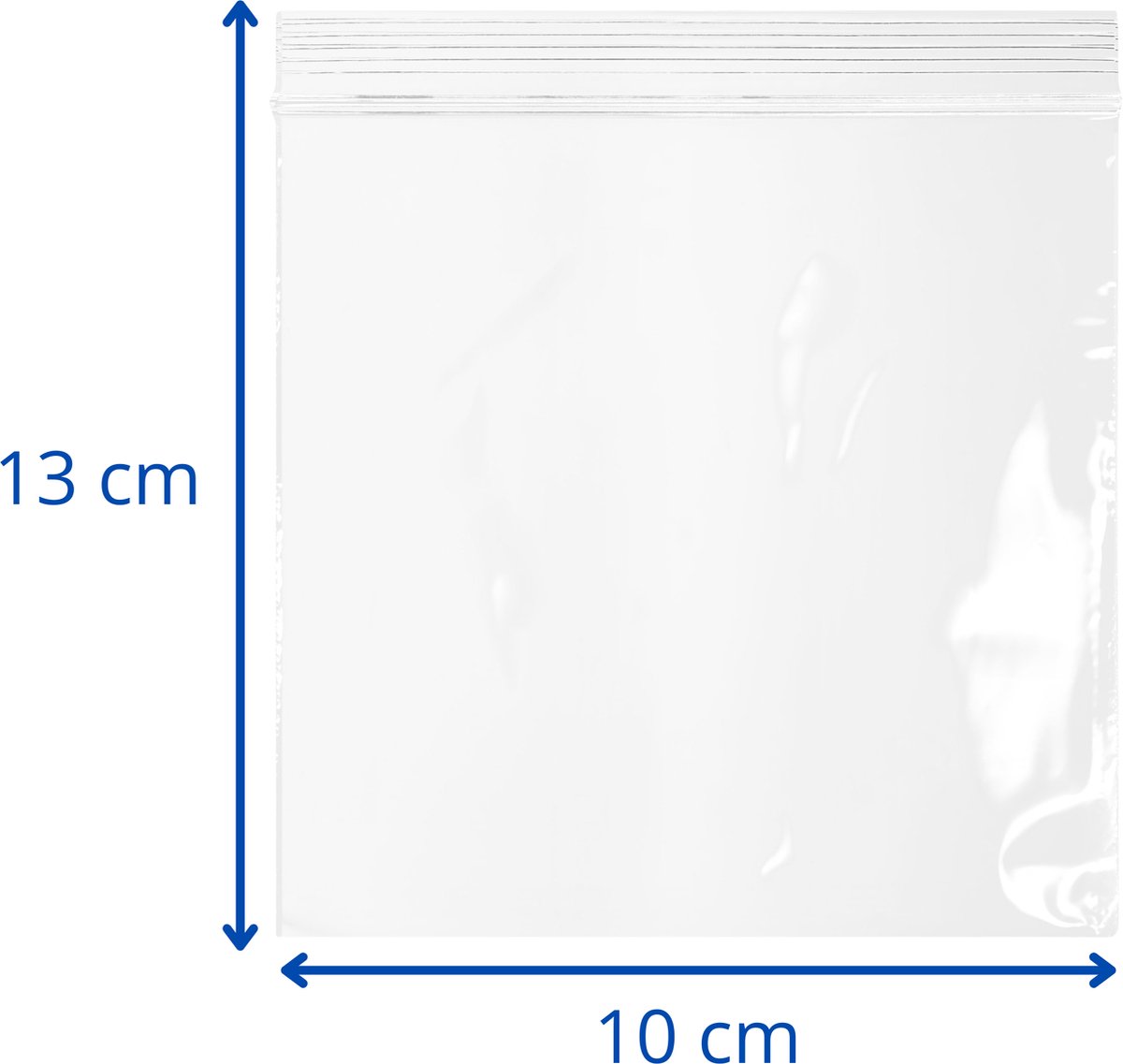 3BMT Ziplock Zakjes klein - Hersluitbare zakjes 10 x 13 centimeter - 40 ...