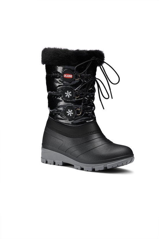 Olang Snowboots OL Patty Ice Nero-81 Zwart-35/36 | bol.com