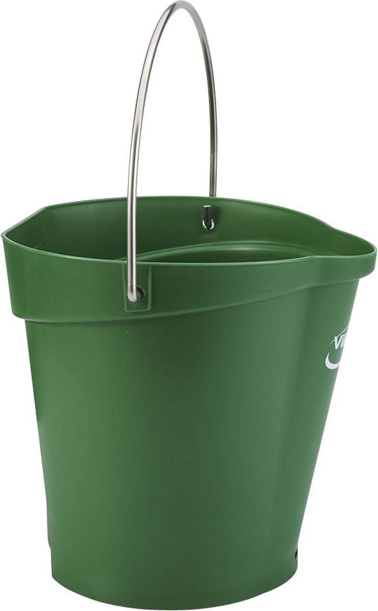 Vikan Emmer 56882 - 6 Liter - Groen - Stevige Emmer - Chemicaliën ...