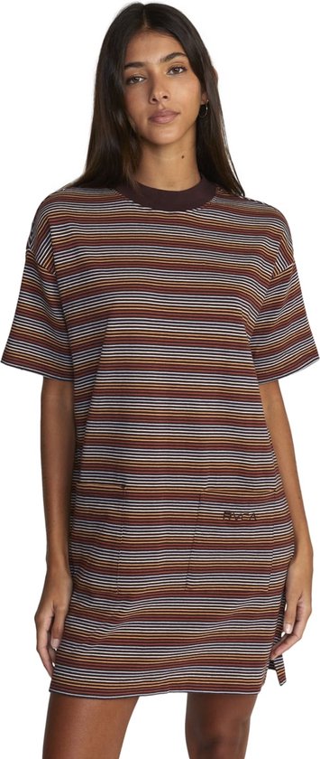 Rvca Parker Jurk - Espresso | bol.com