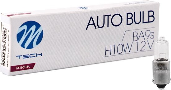 M-Tech - H10W 12V 10W - Basic - Helder - 10 stuks | bol