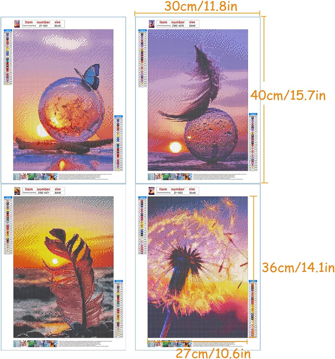 5D Diamond Painting Kit - zelf Diamond Painting Set Kleurrijk Paard, 5D ...