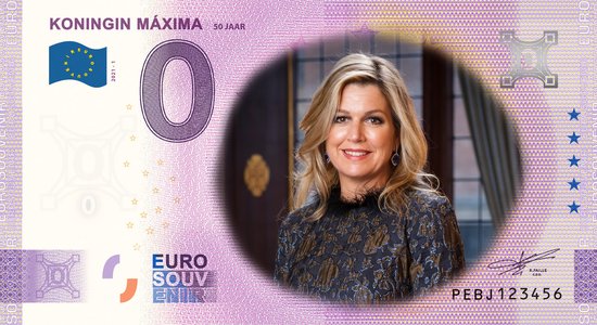 0 Euro biljet 2021 - Koningin Máxima 50 jaar KLEUR | bol