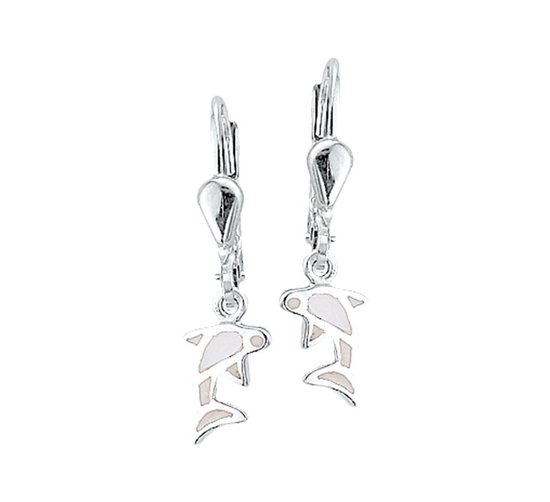 Zilveren Oorhangers dolfijn brisur haak 1014255 | bol
