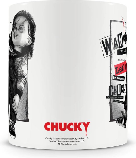 CHUCKY - Let's Be Friends - Coffee Mug | bol