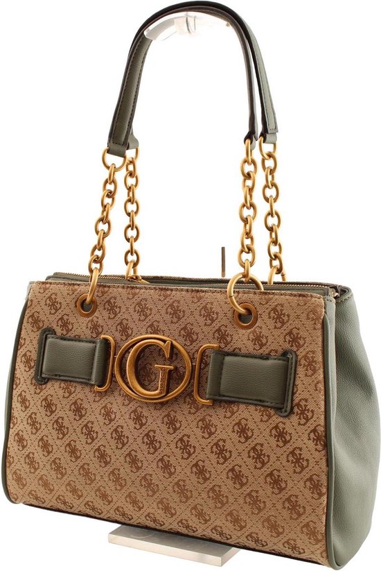 Guess Hand- en schoudertas Beige STUK | bol