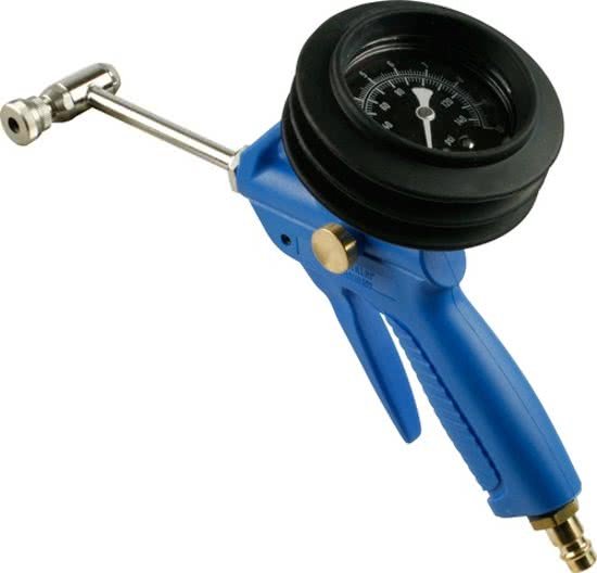 Alligator Pistool draaibare kop manometer + ontluchting | bol