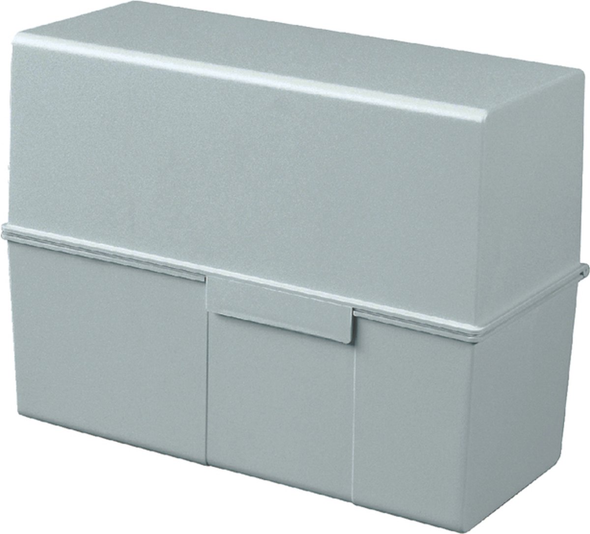 Kaartenbak Han breed A6 kunststof lichtgrijs | 3 stuks | bol.com